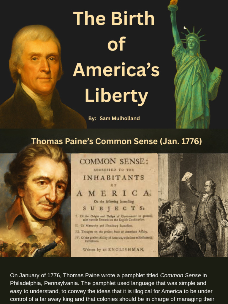 The Birth of America’s Liberty - APUSH Timeline RA | PDF | Gilbert Du ...