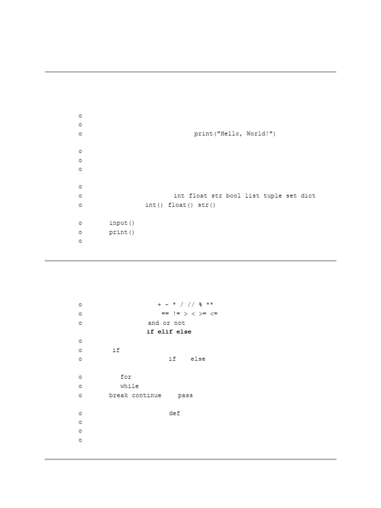 Python Index | PDF | Python (Programming Language) | Computer Programming