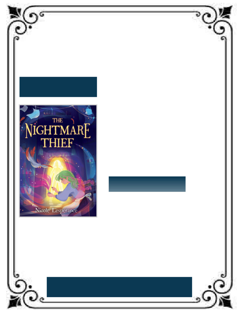 The Nightmare Thief Series, Book 1 Nicole Lesperance ebook immediate ...
