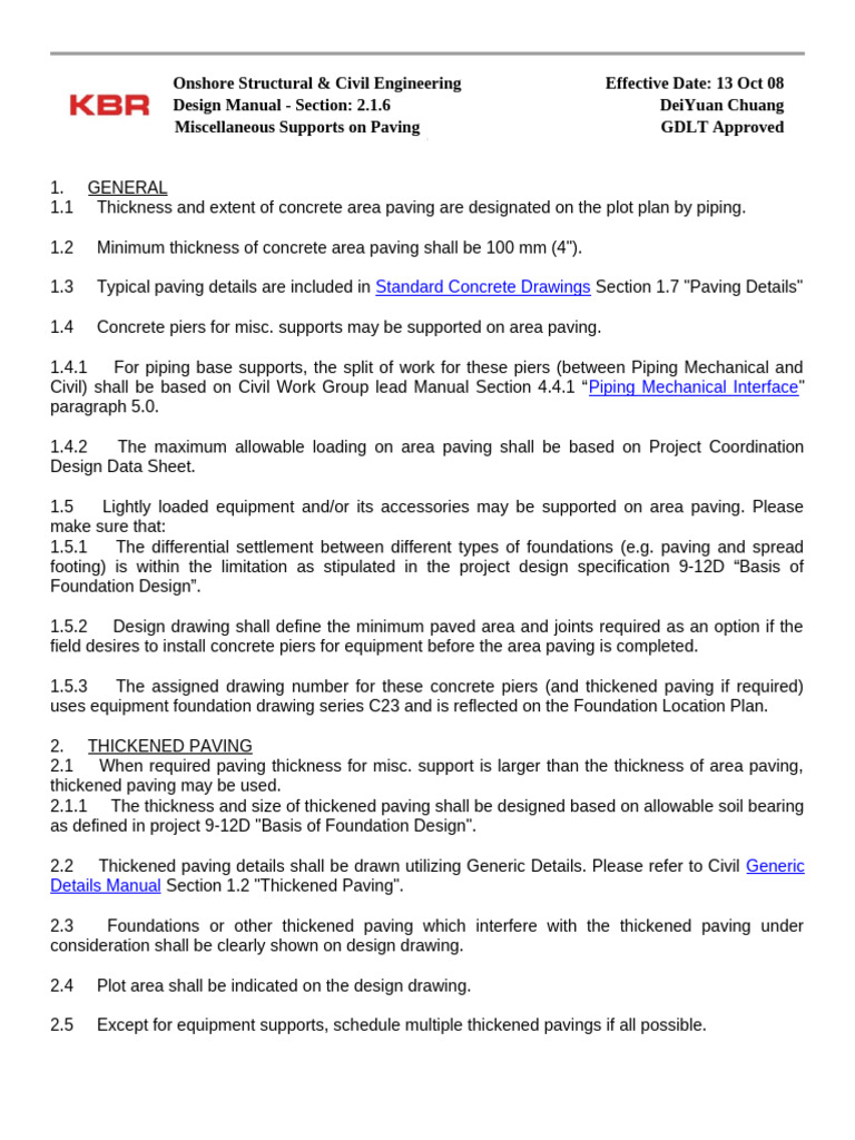 Thickened Paving | PDF | Foundation (Engineering) | Civil Engineering