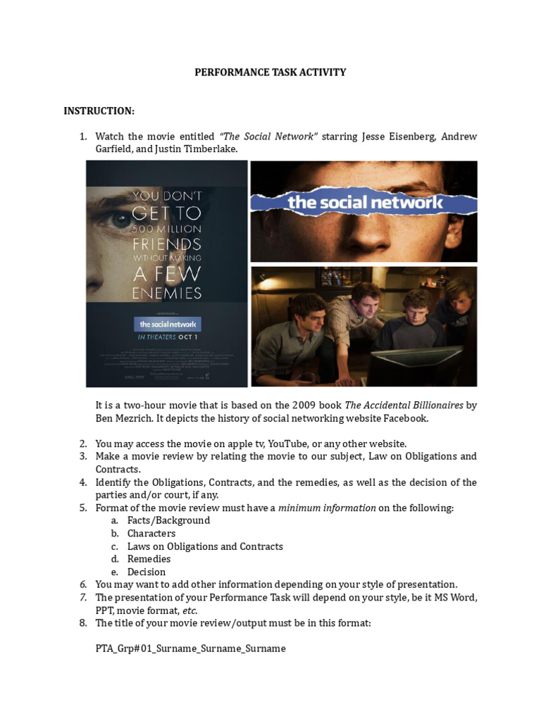 Performance Task Activity I 23 | PDF