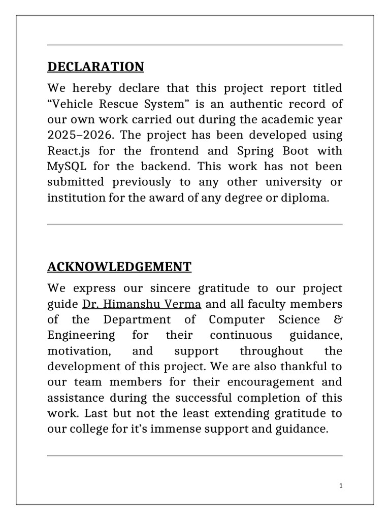 Minor Project Report File | PDF | Usability | Databases