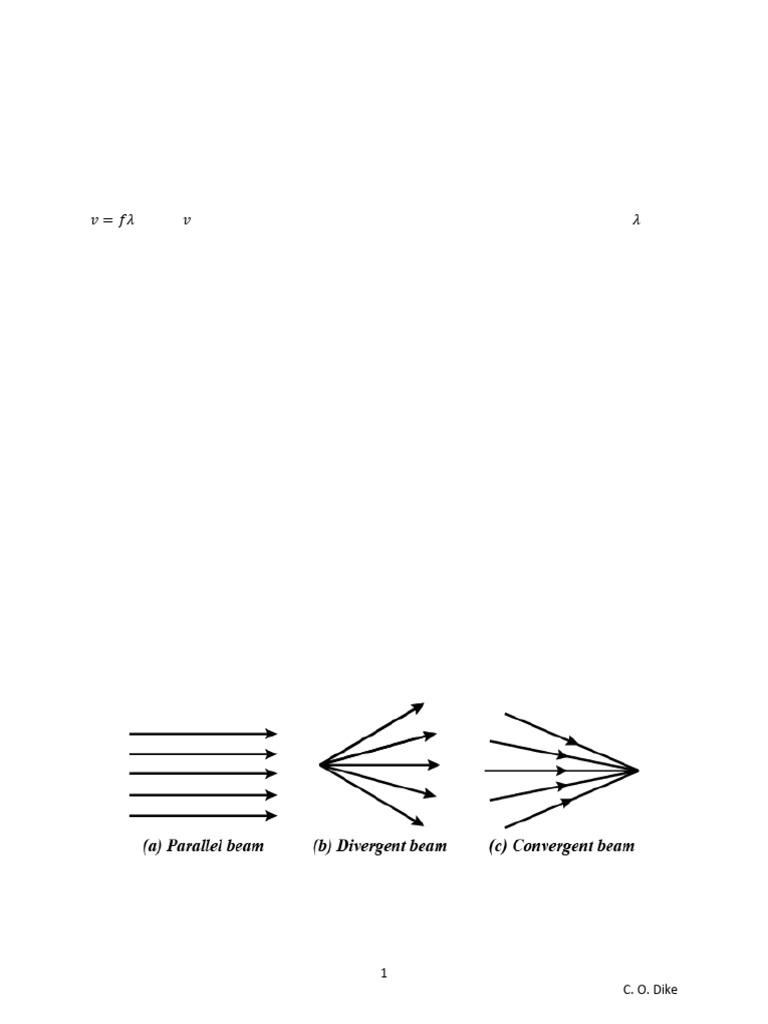 PHY 002 Lecture Note 8- Optics-chapter 8 | PDF | Refraction | Reflection (Physics)