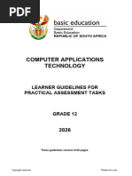 Grade 12 CAT Revision Support Package | PDF