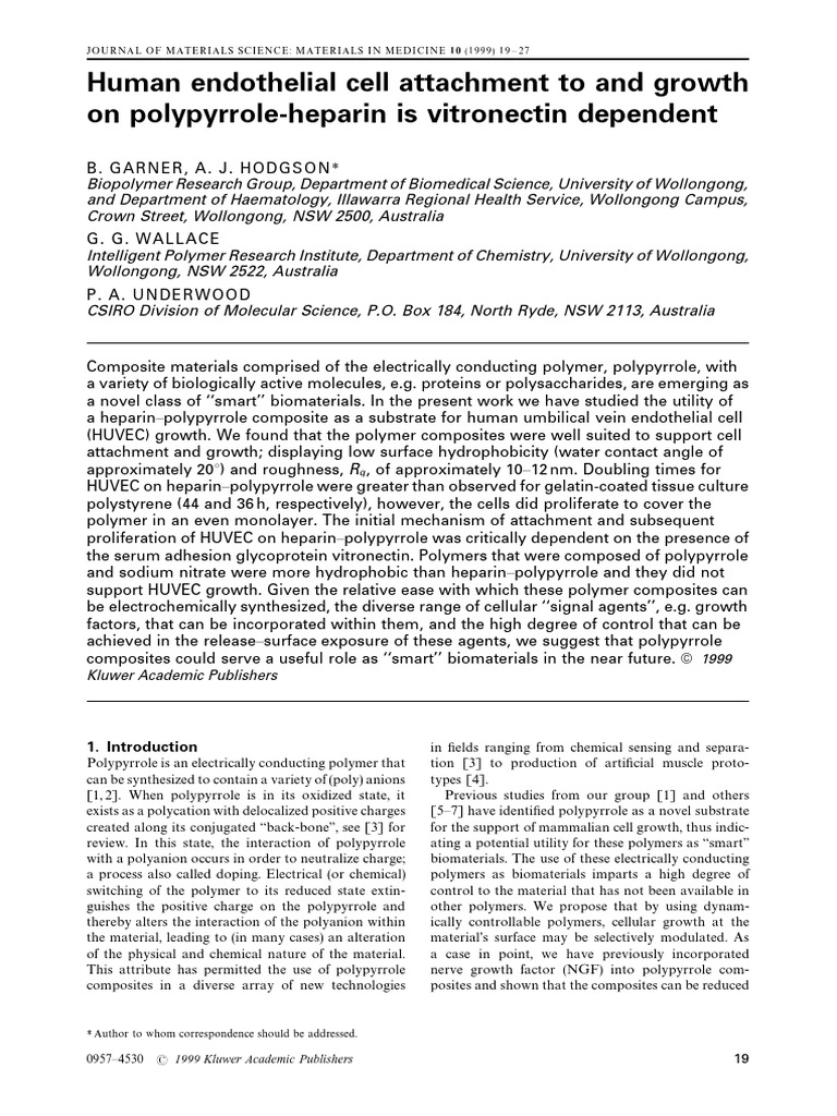 B. Garner et al.,1999 | PDF | Redox | Atomic Force Microscopy