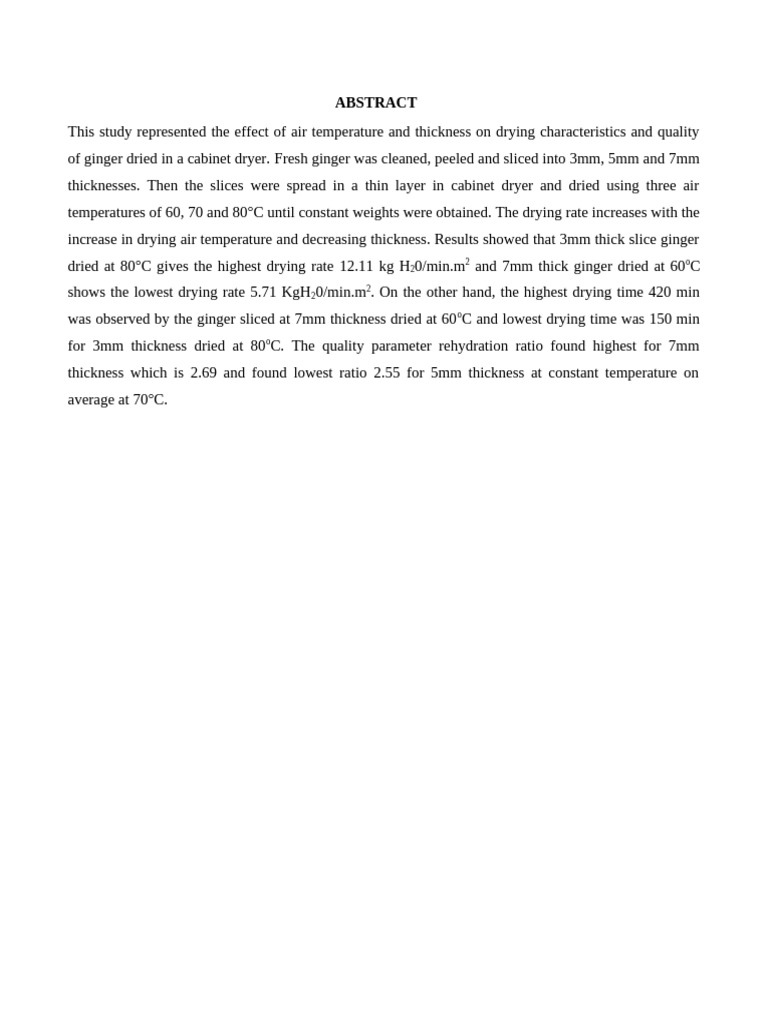 Final Copy PDF | PDF | Ginger | Clothes Dryer