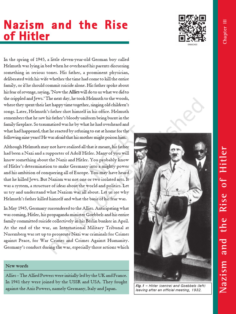 Chapter 3_ Nazism and the Rise of Hitler | PDF | Nazi Germany | Weimar ...