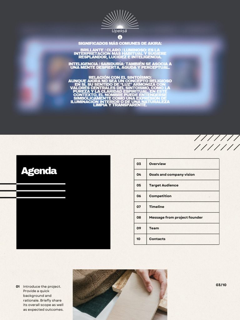 Beige and Black Minimalist Project Deck Presentation | PDF