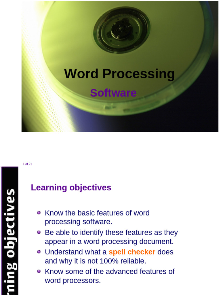 4. INTRODUCTION TO WORD PROCESSING | PDF | Word Processor | Written Communication