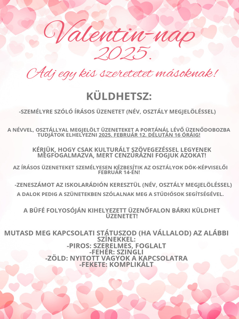 Red Pink Elegant Hearts Valentines Day Menu 1 1 1 | PDF