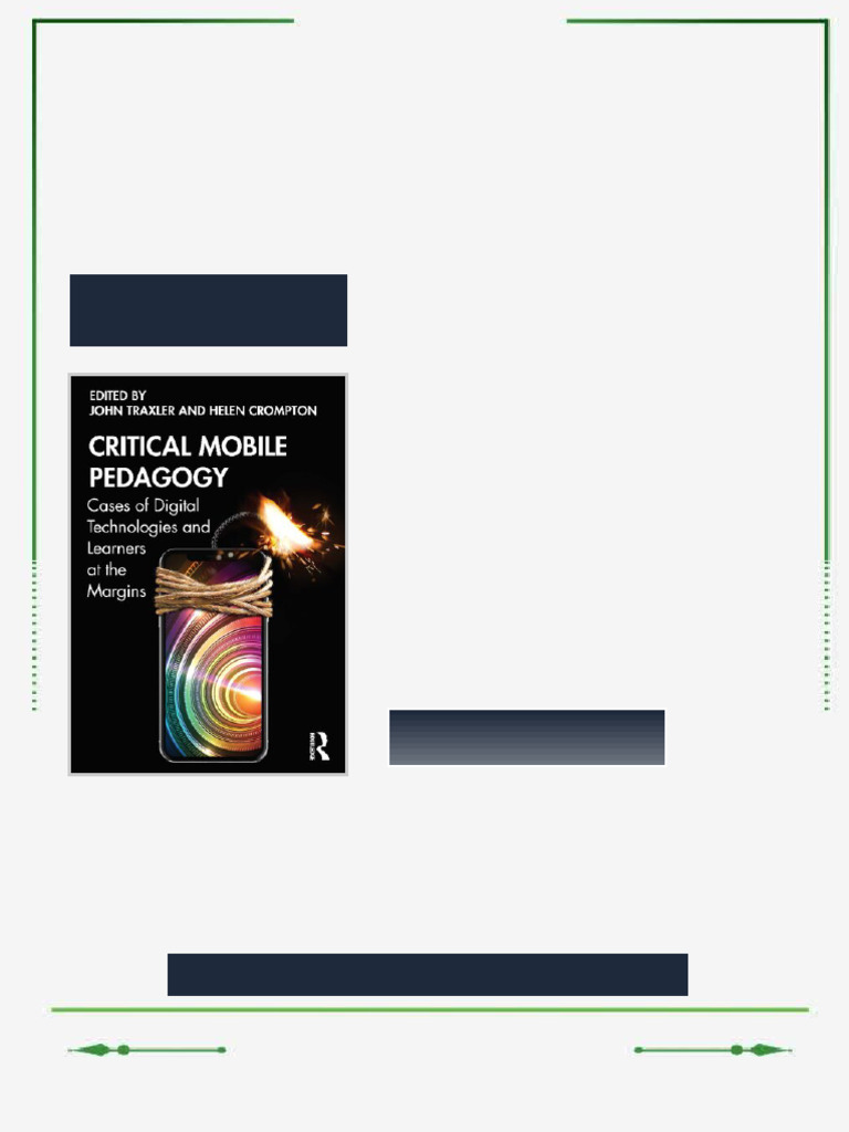 Critical Mobile Pedagogy : Cases of Digital Technologies and Learners ...