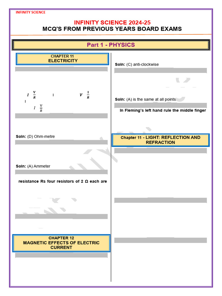 SSLC Mcq's Inf | PDF | Magnesium | Aluminium