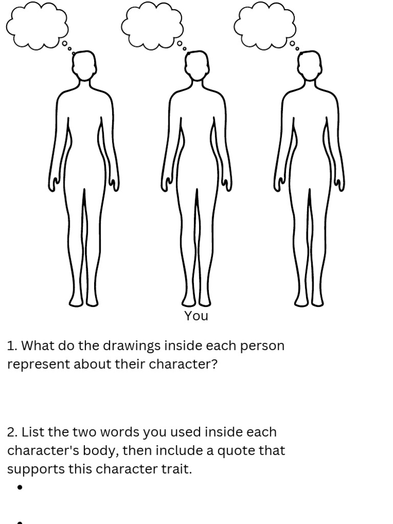 Character Analysis and Reflection Guide | PDF