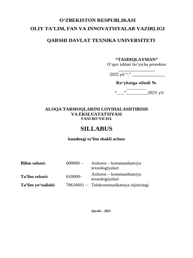 ATL Va E 2025-2026 Sillabus Magistr | PDF