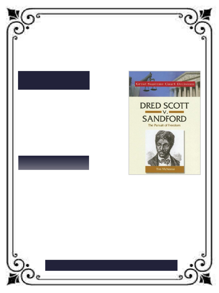 Dred Scott V Sanford Tim Mcneese ebook downloadable view | PDF | Roger ...