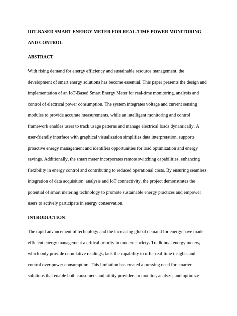 IOT Research | PDF | Smart Grid | Internet Of Things