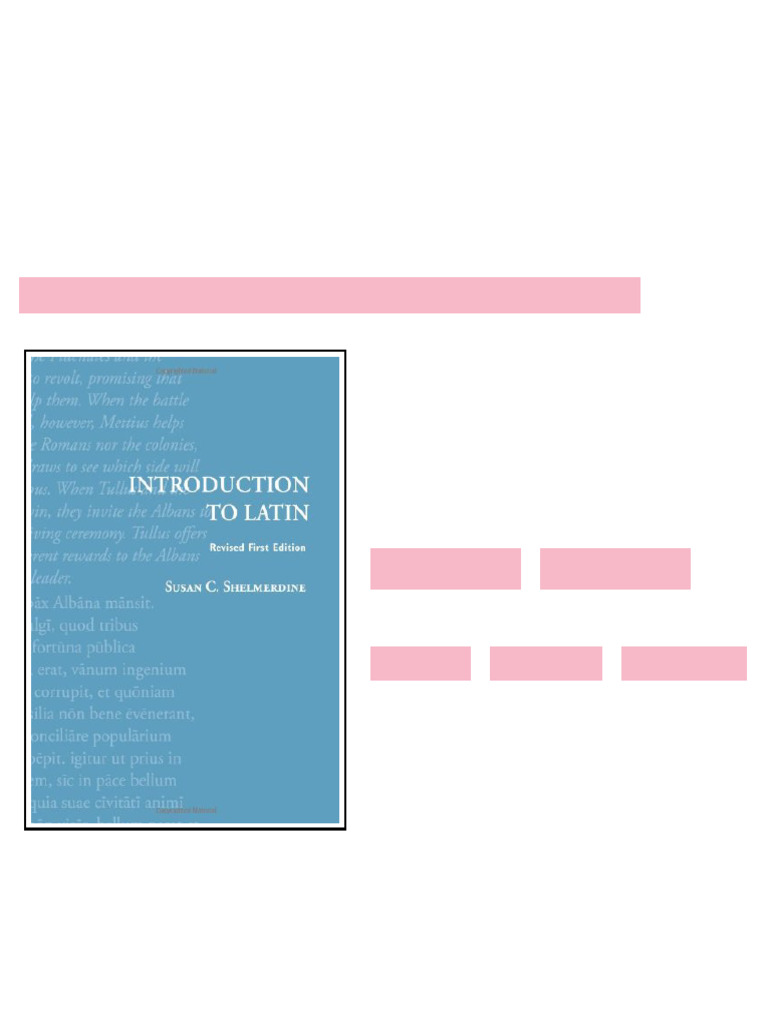 Introduction to Latin 1 revised and corrected Edition Susan C ...