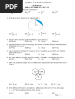 Area of Sectors Calculation Guide | PDF