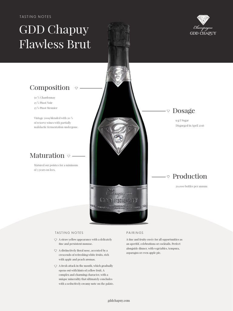 GDD Chapuy Brut Tasting Note | PDF