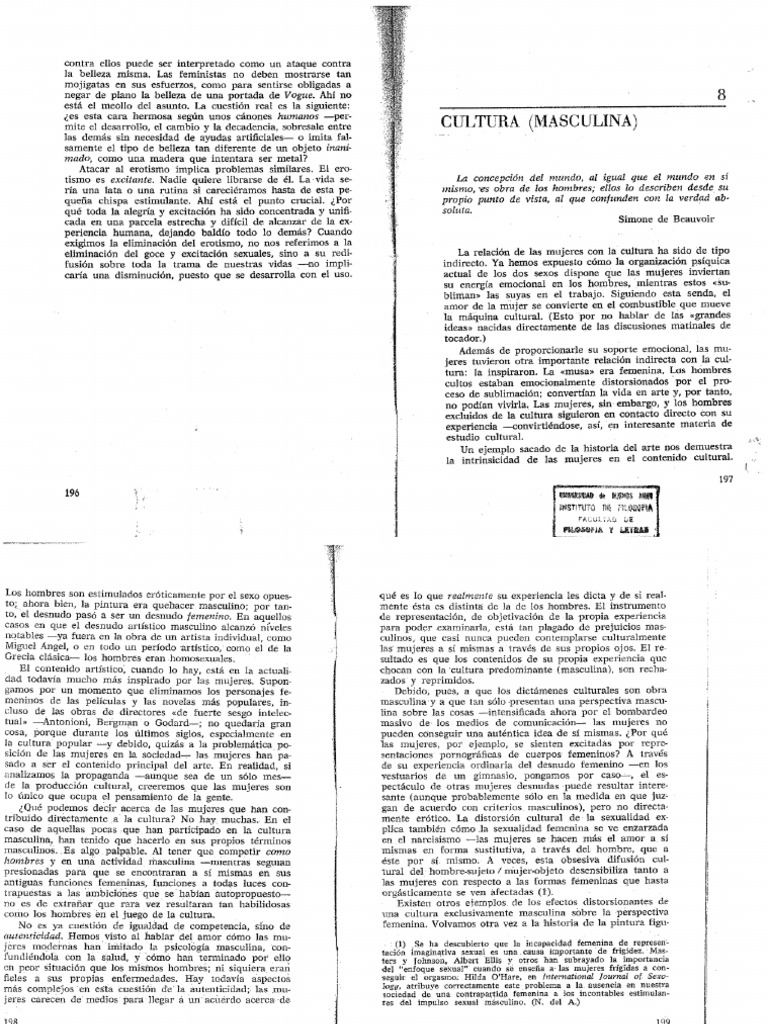 157033084 Shulamith Firestone La Dialectica Del Sexo 98 130 (1) | PDF ...