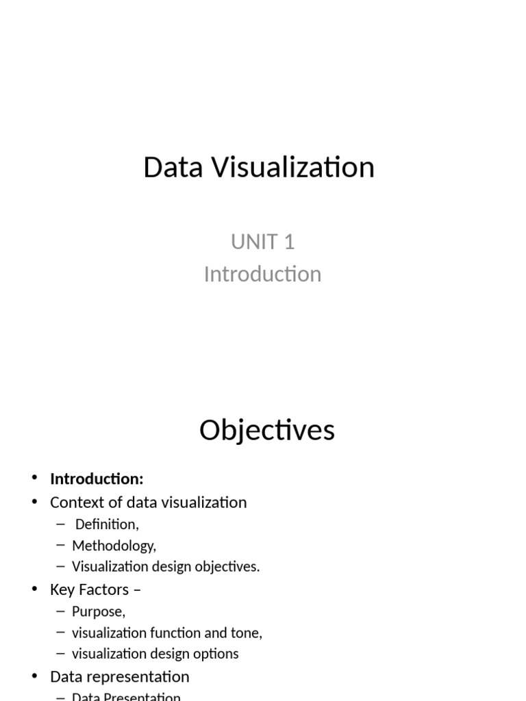 Unit 1 | PDF | Data | Chart