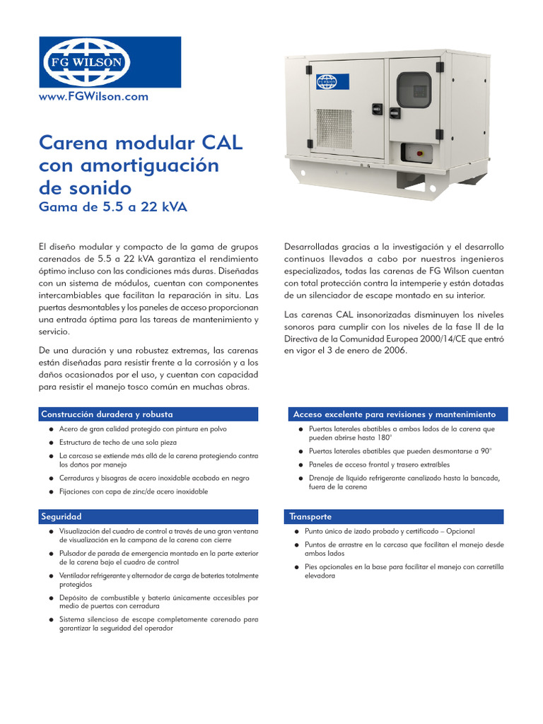 5.5 - 22 KVA CAL Enclosures(ES)(1112) | PDF | Ingeniería de Edificación | Rieles