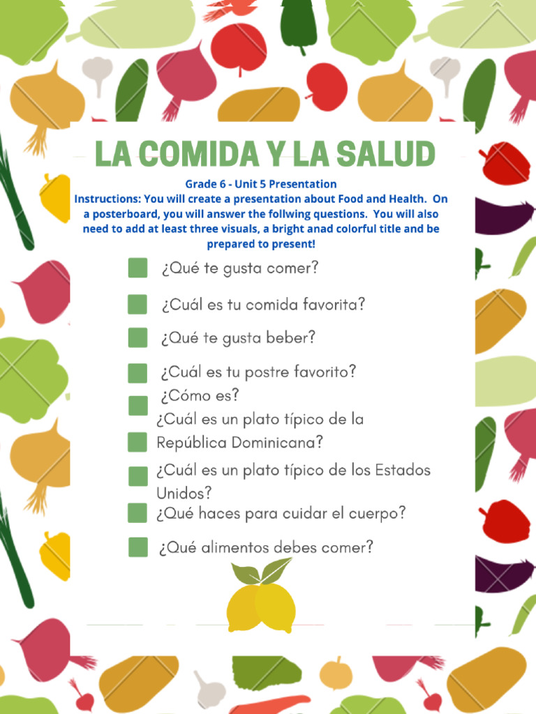 La Comida y La Salud - Gloria Olajumoke - Attachment_ Pdf_ La Comida y ...