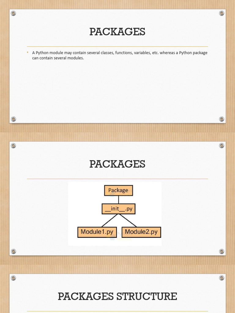 Understanding Python Packages and Structure | PDF