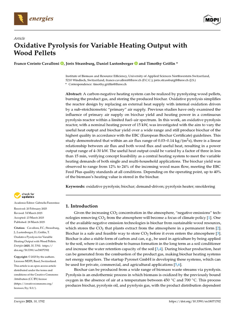 energies-18-01702 | PDF | Pyrolysis | Combustion