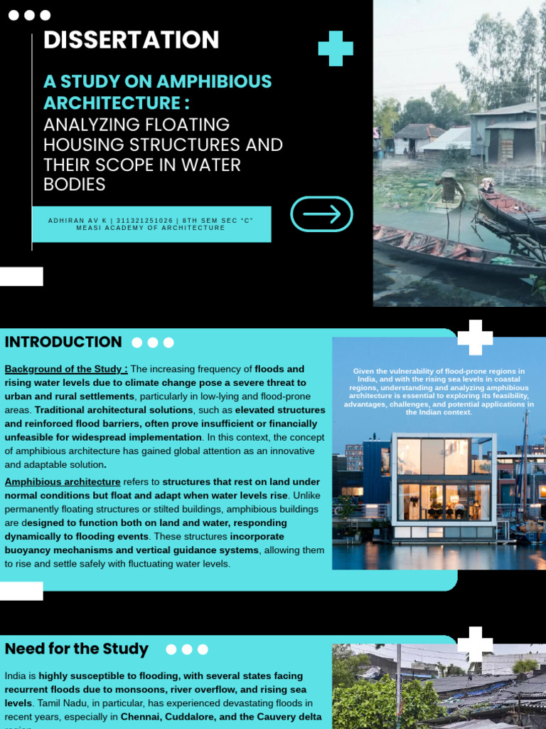 Black Blue Modern Water Conservation Presentation | PDF | Flood | Earth Sciences