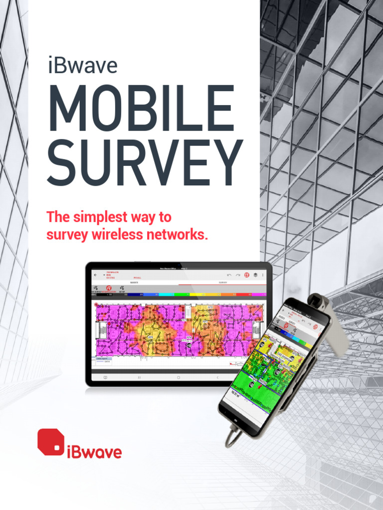 iBwave Mobile Survey App Overview | PDF | Computing | Wireless