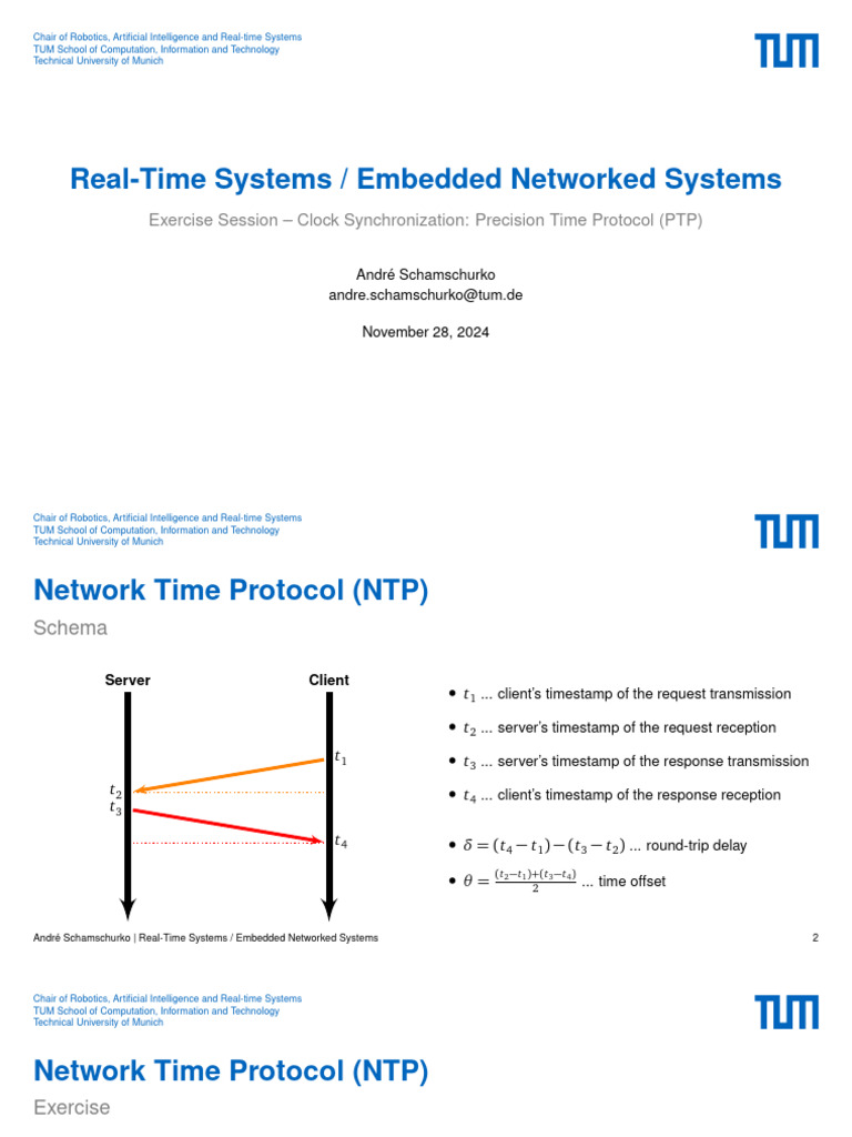 NTP and PTP Clock Synchronization Guide | PDF | Telecommunications ...