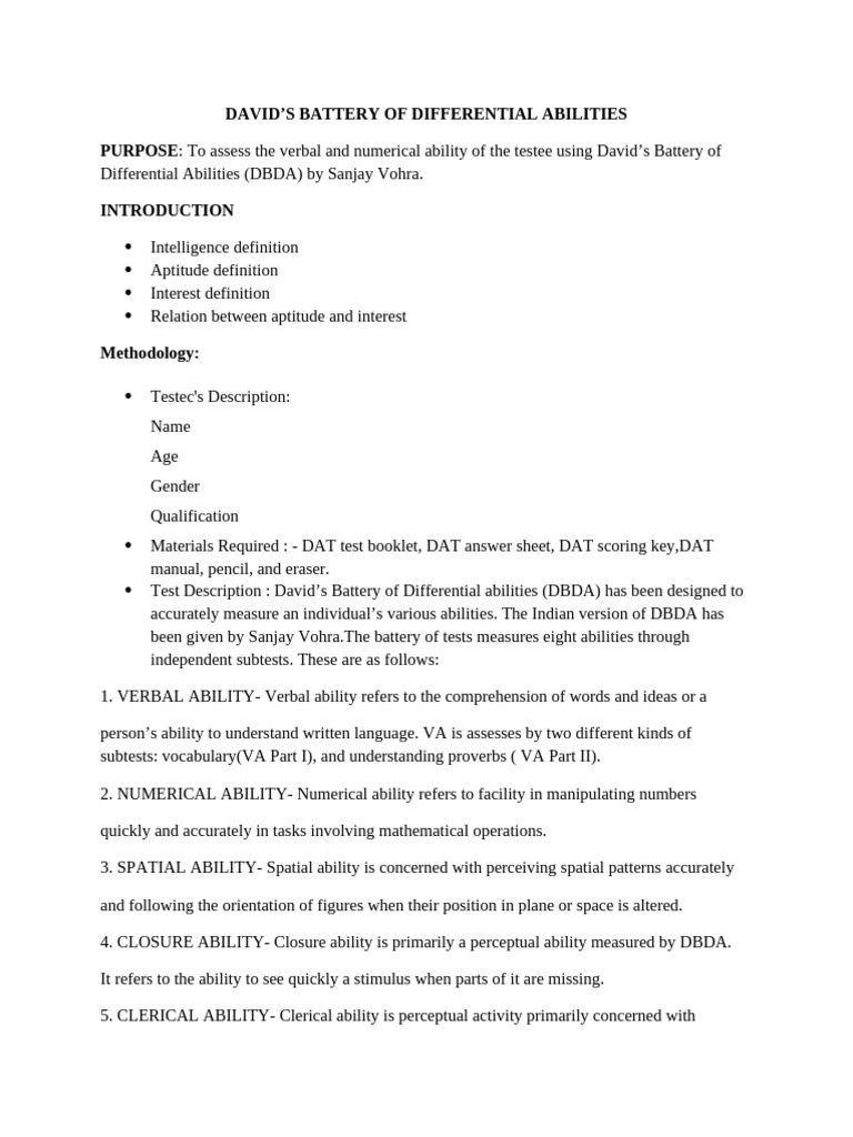 DBDA | PDF | Perception | Psychological Concepts