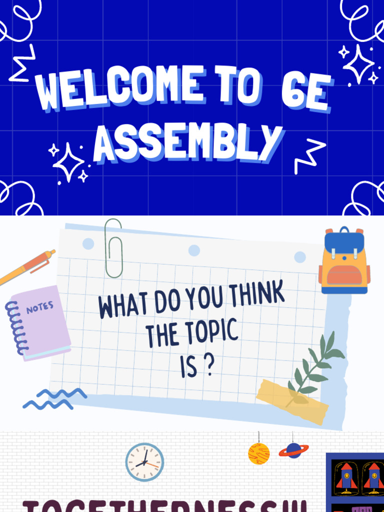 6E School Assembly | PDF