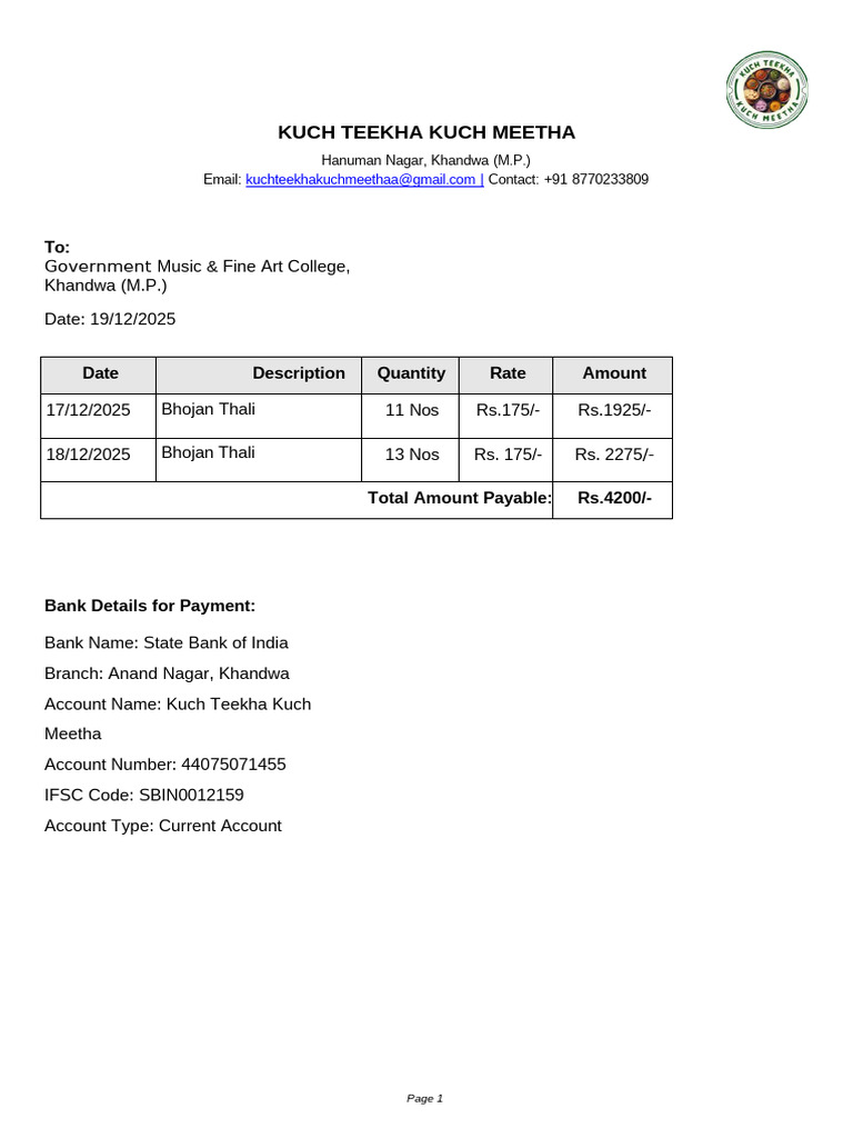 KTKM_invoice 19 Sep | PDF