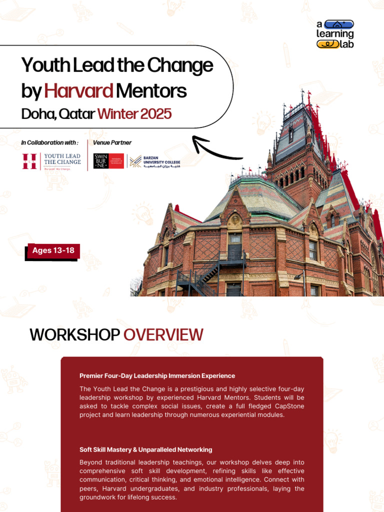Qatar Brochure- Harvard YLC Winter 2025 (1) | PDF | Mentorship | Learning