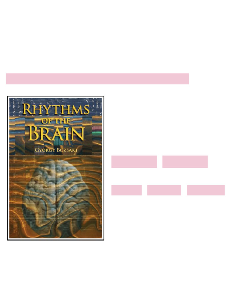 Rhythms of the Brain 1st Edition Gyorgy Buzsaki digital download | PDF ...