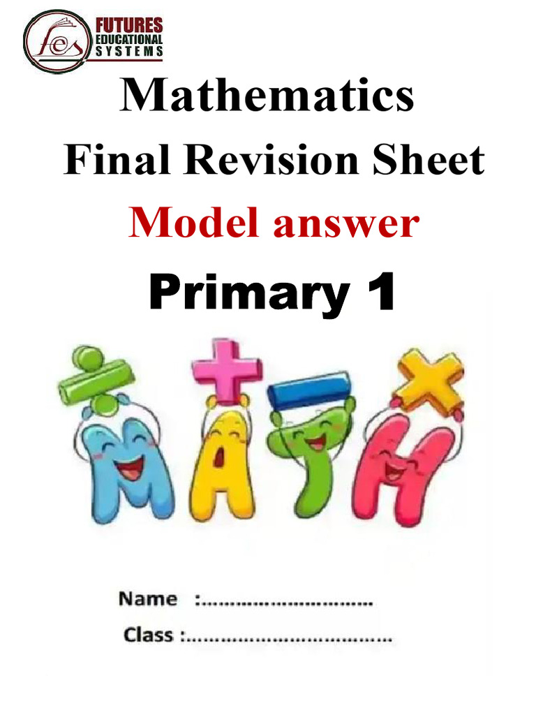Final Revision Sheet Primary(1) Model Answer | PDF | Chess | Chess Theory