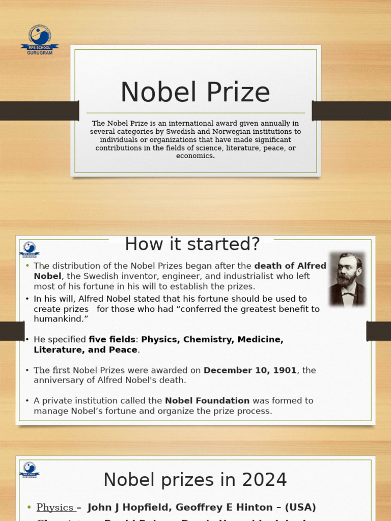 Nobel Prizes FINAL[1] | PDF