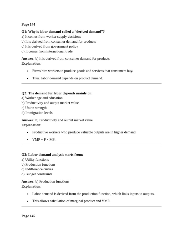 Page 144 | PDF | Labour Economics | Production Function