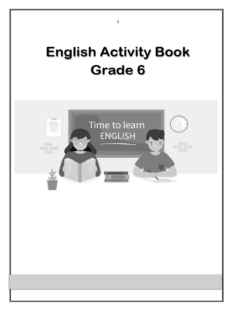 Grade 6 English Activity Book | PDF | Linguistics