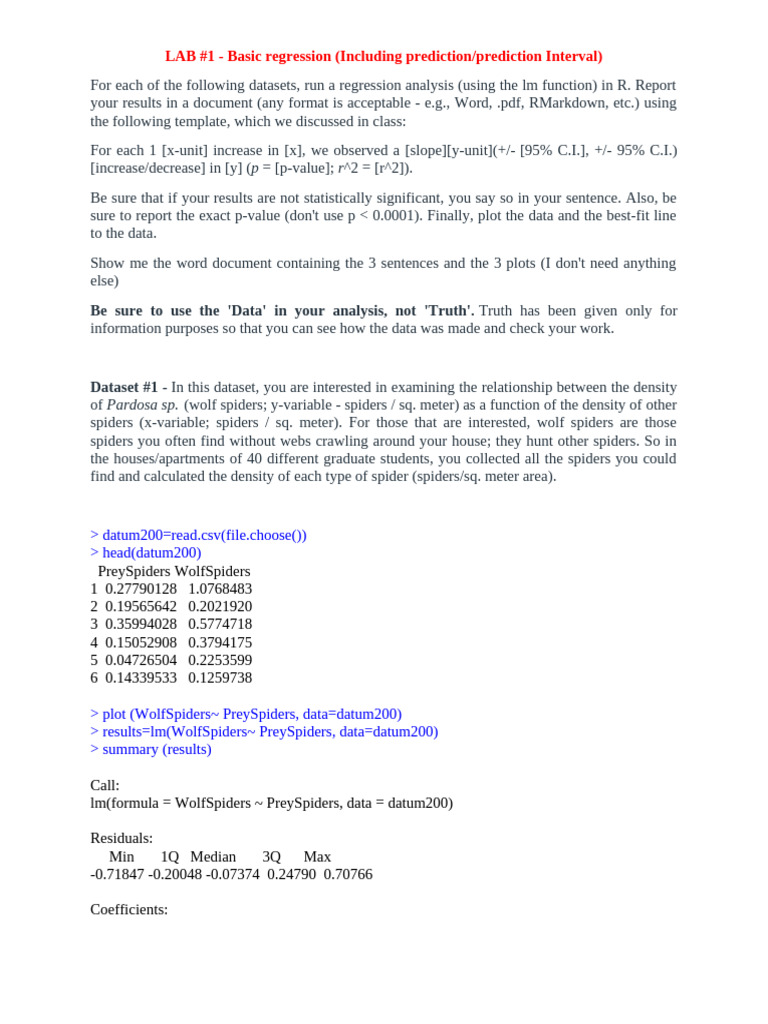 Wild 7150 Assignment for s.d Olorundare | PDF | Errors And Residuals ...