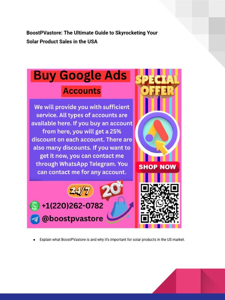 Best 5 Way to Buy Google Ads Accounts - Modern USA, UK, CA, EU & All ...