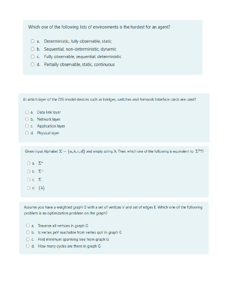Computer Science Model Exam | PDF