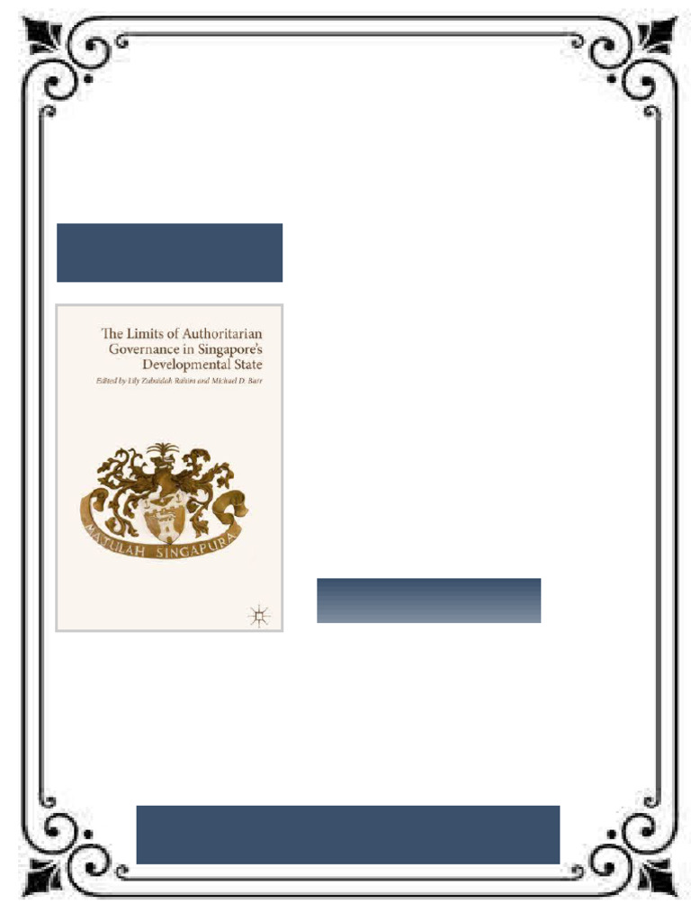 The Limits of Authoritarian Governance in Singapore's Developmental ...