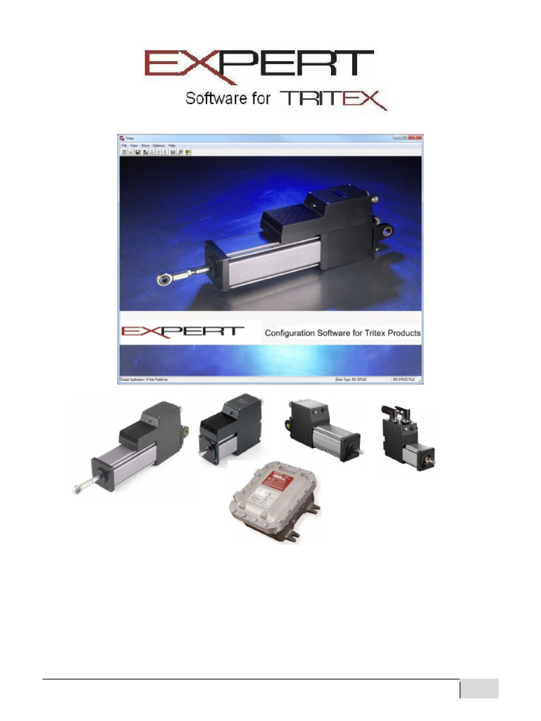 Expert Software Manual for Tritex Actuators | PDF | Computer File ...