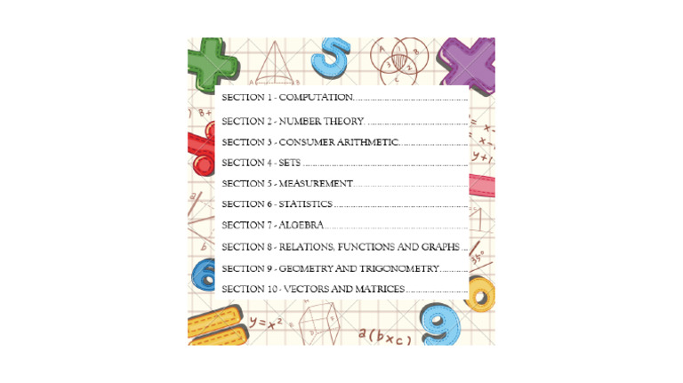 Maths Syllabus (2) | PDF