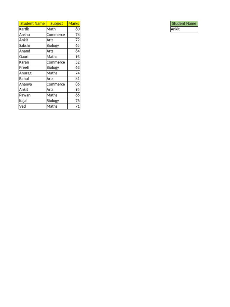 v look up basic | PDF