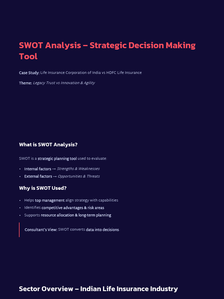 Oc Presentation PDF | PDF | Swot Analysis | Insurance