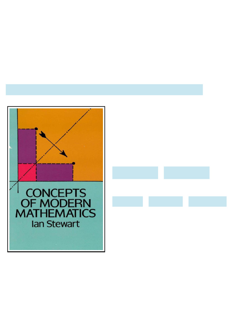 Concepts Of Modern Mathematics Dover Books On Mathematics Ian Stewart ...
